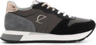 Caf&egrave;noir Baskets pour Femmes en Daim Et Tissu, pour Femme, Couleur Noir, Taille 35