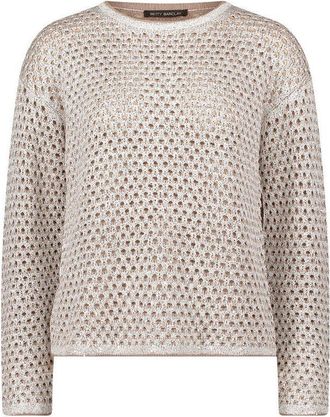 Betty Barclay Strickpullover Damen mit Lochmuster (1-tlg)