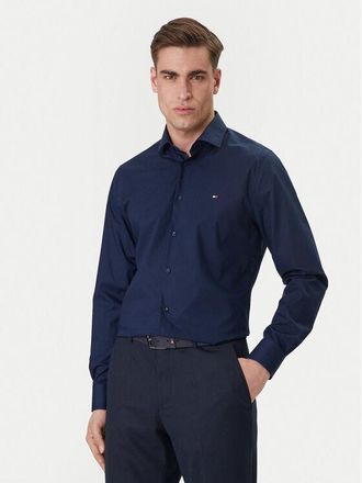 Tommy Hilfiger Hemd MW0MW43122 Dunkelblau Slim Fit