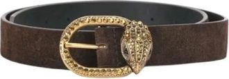 Kurt Geiger Mayfair 30 Ceinture - Femme - Accessoires - Brun - Taille: M/L