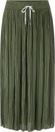 Marc Cain Femme, Jupes, Vert, Taille: 44 FR Jupe Midi Pliss&eacute;e Rethink Together