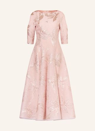 Talbot Runhof Talbot Runhof Cocktailkleid Aus Jacquard Mit 3/4-Arm rosa