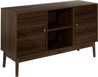 The Home Deco Factory Buffet 2 portes imitation bois fonc&eacute;
