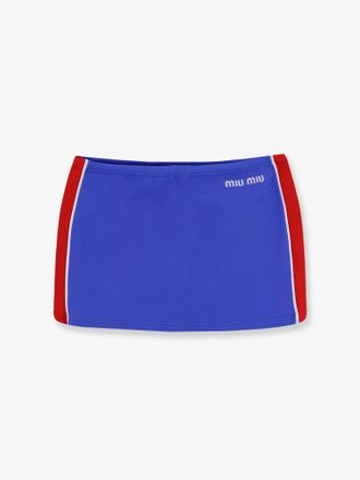 Miu Miu Recycled material mini skirt - MIU MIU - gender_Woman