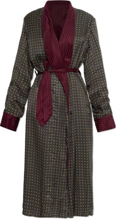 Maison Margiela Femme, Manteaux, Vert, Taille: 44 FR Reversible Robe de Chambre Coat