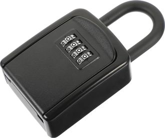 Beaupretty Wetterfeste Schl&uuml;sselbox mit 4 Stelligem Zahlenschloss Schl&uuml;sselsafe aus ABS und Stahl Wandmontage f&uuml;r Hausschl&uuml;ssel Autoschl&uuml;ssel und Zugangskarten b