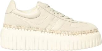 Hogan Homme, Chaussures, Beige, Taille: 37 EU H700 Baskets