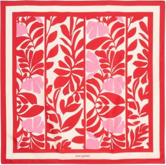 Ines De La Fressange Femme, Accessoires, Rose, Taille: ONE Size Lewis Silk Scarf