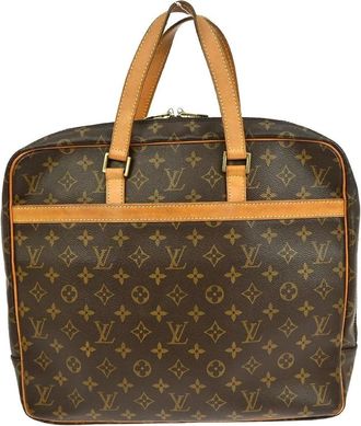 Louis Vuitton unisex, Pre-owned, Brun, Taille: ONE Size Sac briefcase Pre-owned en toile Monogram