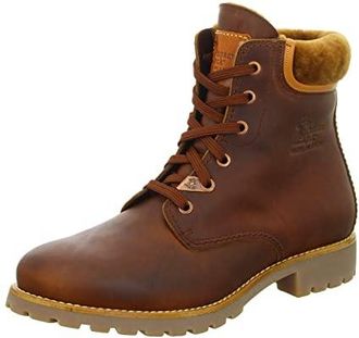 Panama Jack Panama 03 Igloo Trav B33 Bottines &agrave; lacets pour femme Doublure chaude, Marron Cuero Bark, 38 EU