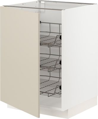 IKEA METOD Unterschrank mit Drahtkörben