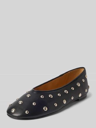 Inuovo Ballerinas aus Leder mit Nieten