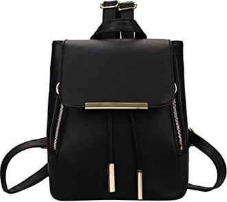 Generic Sac à dos de loisir en cuir PU Sac à bandoulière Sac à dos décole, sac à dos de voyage multifonction pour adolescentes, filles, enfants, dames, sac à 