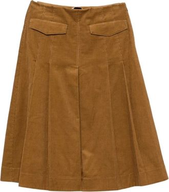 Tory Burch Damen, R&ouml;cke, Braun, SGr&ouml;&szlig;e