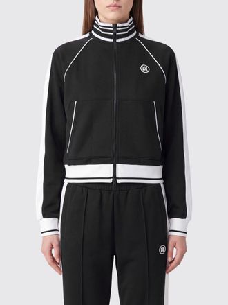 Amiri Veste de surv&ecirc;tement slim fit en m&eacute;lange de coton avec col montant et zip