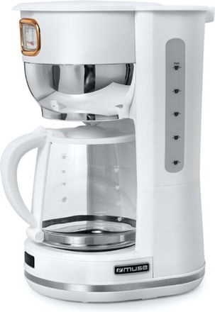 Muse MS-220 W - Cafeti&egrave;re - r&eacute;servoir 1.4 L (10 tasses) avec Porte-filtre - 1000W