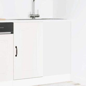 vidaXL K&uuml;chenunterschrank Kalmar Wei&szlig; Holzwerkstoff - Vidaxl
