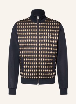 Fred Perry Trainingsjacke Im Materialmix blau