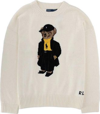 Polo Ralph Lauren Rundhalspullover - Wei&szlig;