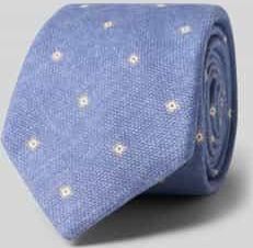 Gierremilano Seidenkrawatte aus reiner Seide mit Logo-Patch (7,5 cm)