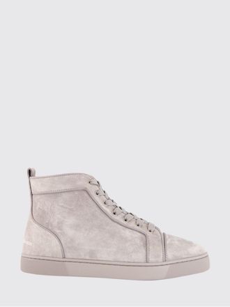 Christian Louboutin Baskets montantes Louis Canopy en cuir su&eacute;d&eacute;