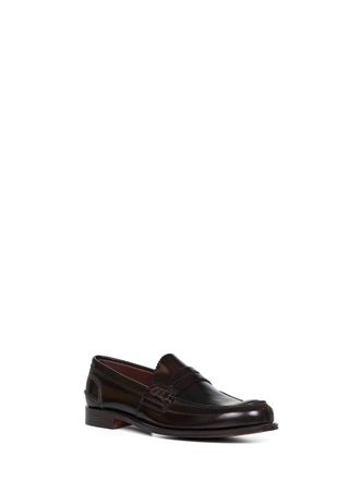 Churchs Mens Loafers Pembrey College Brown Calf Leather
