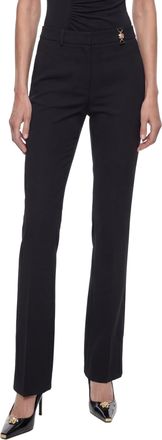 Versace Flared Stretch Wool Trousers