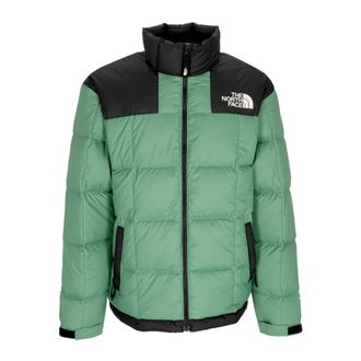 The North Face Grasgr&uuml;ne Daunenjacke mit hohem Kragen - - Sport - Herren - Gr&uuml;n - L