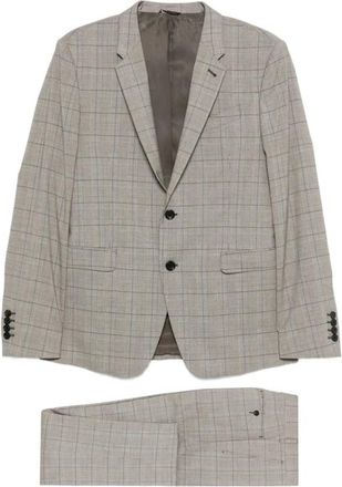 Reveres 1949 Reveres 1949, Homme, Costumes, Gris, Taille: XL Costume crois&eacute;