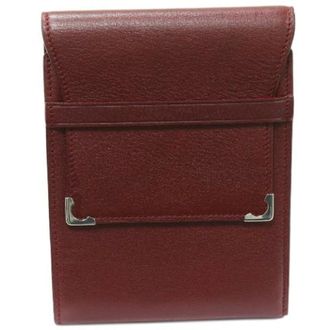 Cartier Pre-owned Cuir petite-maroquinerie - Femme - Pre-owned - Rouge - Taille: ONE Size