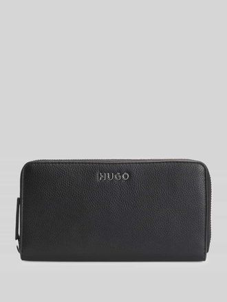 HUGO BOSS Portemonnaie mit Label-Applikation