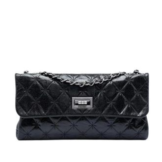 Chanel Pre-owned Sac bandouli&egrave;re Vintage - Femme - Pre-owned - Noir - Taille: ONE Size