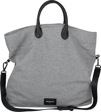 Kiton Homme, Sacs, Gris, Taille: ONE Size Classic Solid Tote