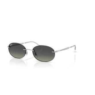 Ray-Ban unisex, Accessoires, Gris, Taille: 54 MM Lunettes de soleil ovales