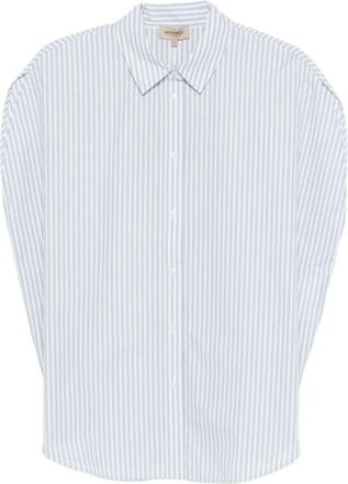 Woolrich Femme, Blouses et Chemises, Bleu, Taille: 42 FR Chemise ray&eacute;e