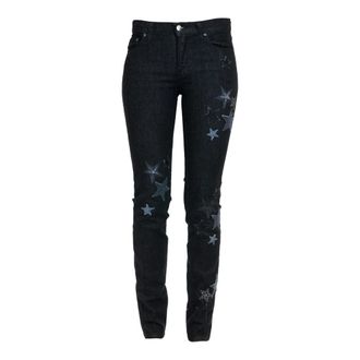 Red Valentino Schwarze Denim-Tasche - - Jeans - Damen - Schwarzk - W26