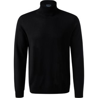 Joop Herren Pullover schwarz unifarben