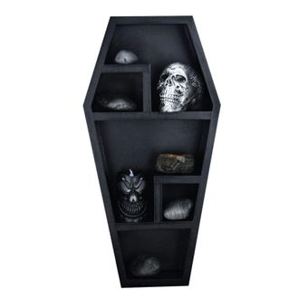 Generic Sargregal - PVC-Wanddisplay, kreatives schwebendes f&uuml;r Halloween-Dekoration, Aufbewahrung und Pr&auml;sentationsst&auml;nder im Gothic-Stil | Einzigartige Wandd