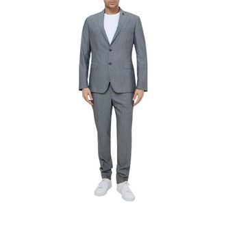 Pal Zileri Costume ajust&eacute; en laine - Homme - Costumes - Gris - Taille: 2XL