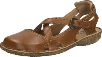 Josef Seibel Damen Sandaletten Rosalie 13, Frauen Sandalen,Weite G (Normal),Freizeitschuhe,offene Schuhe,Strandschuhe,Cognac,41 EU