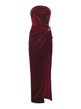 Self Portrait Maxi Robe - Violet