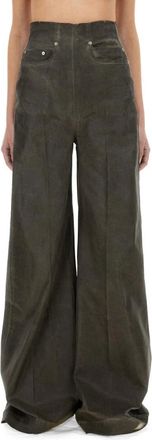 Rick Owens Femme, Jeans, Gris, Taille: 38 FR Wide Jeans