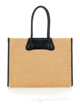 Vivienne Westwood Troy Tote Bag - Beige