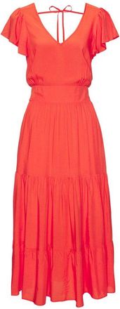 Vivance Midikleid mit V-Ausschnitt, Sommerkleid aus Webware