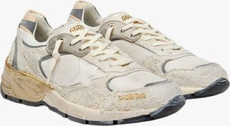 Golden Goose Basket &agrave; lacets Running Dad en cuir