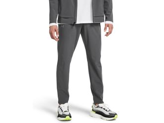 Under Armour UA Storm Run Mens Trousers, 0025 Castlerock Hose, Grau, L, Schwarzes Schloss, L