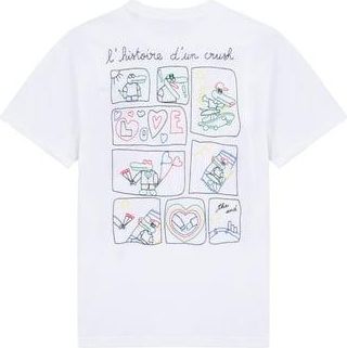 Maison Labiche T-shirt Patureau brod&eacute; en coton biologique