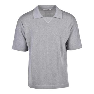 Mauro Grifoni Homme, Tops, Gris, Taille: XS Polo en maille