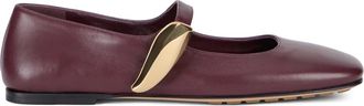 Bottega Veneta Femme, Chaussures, Violet, Taille: 38 1/2 EU Ballerinas
