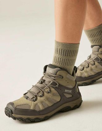 Regatta Edgepoint IV - Wasserdichte, atmungsaktive Boots f&uuml;r Damen in Taupe-Beige mit mittelhohem Schaft-Neutral